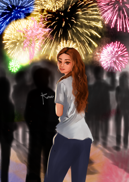 Fireworks - ibisPaint