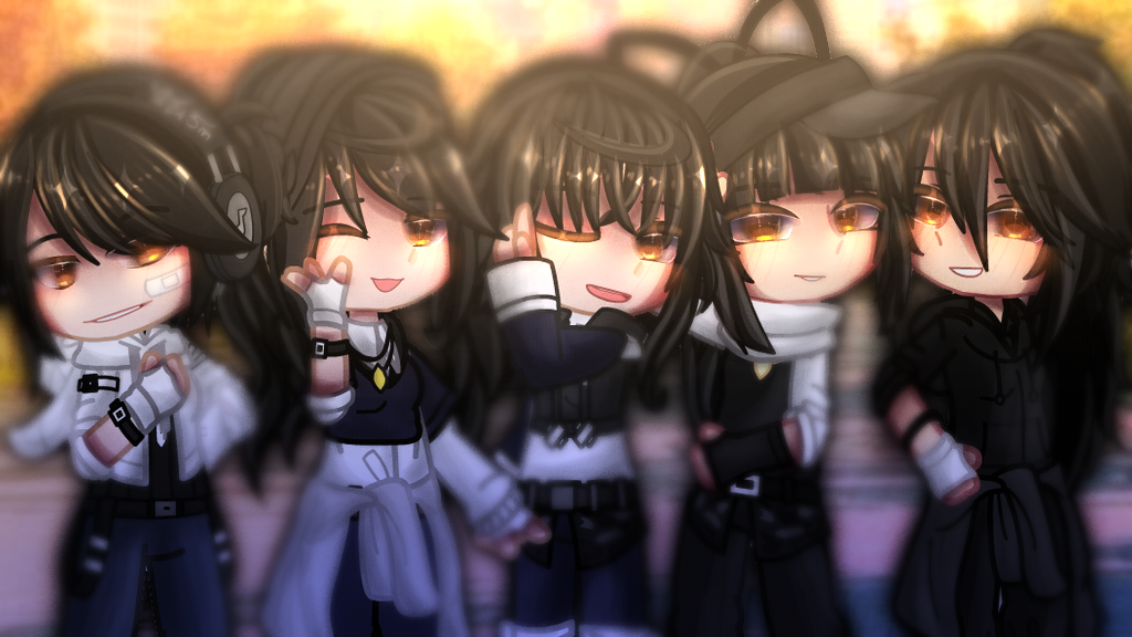 5 friends _ gacha club - ibisPaint