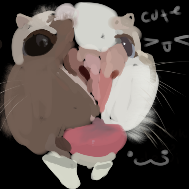 Silly cat °W° - ibisPaint