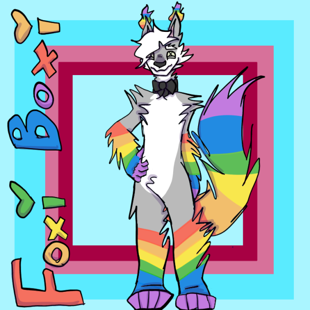 Gift fox Foxi Boxi ll read desc ll - ibisPaint