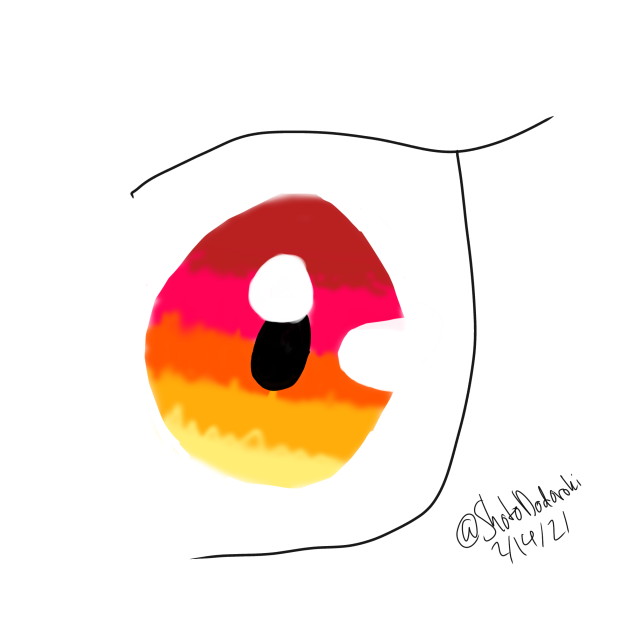 Sunset eye - ibisPaint