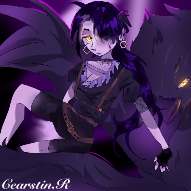 Crow girl - ibisPaint