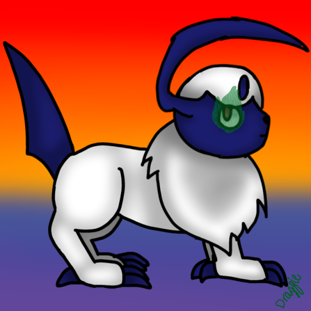 Shadow Absol - ibisPaint