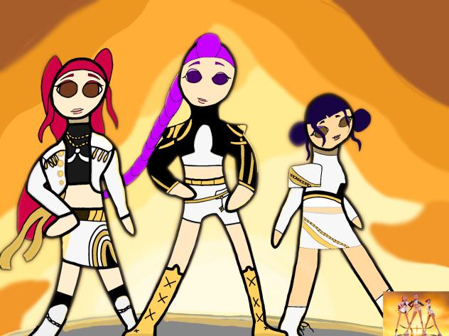 Huntrix Golden - ibisPaint