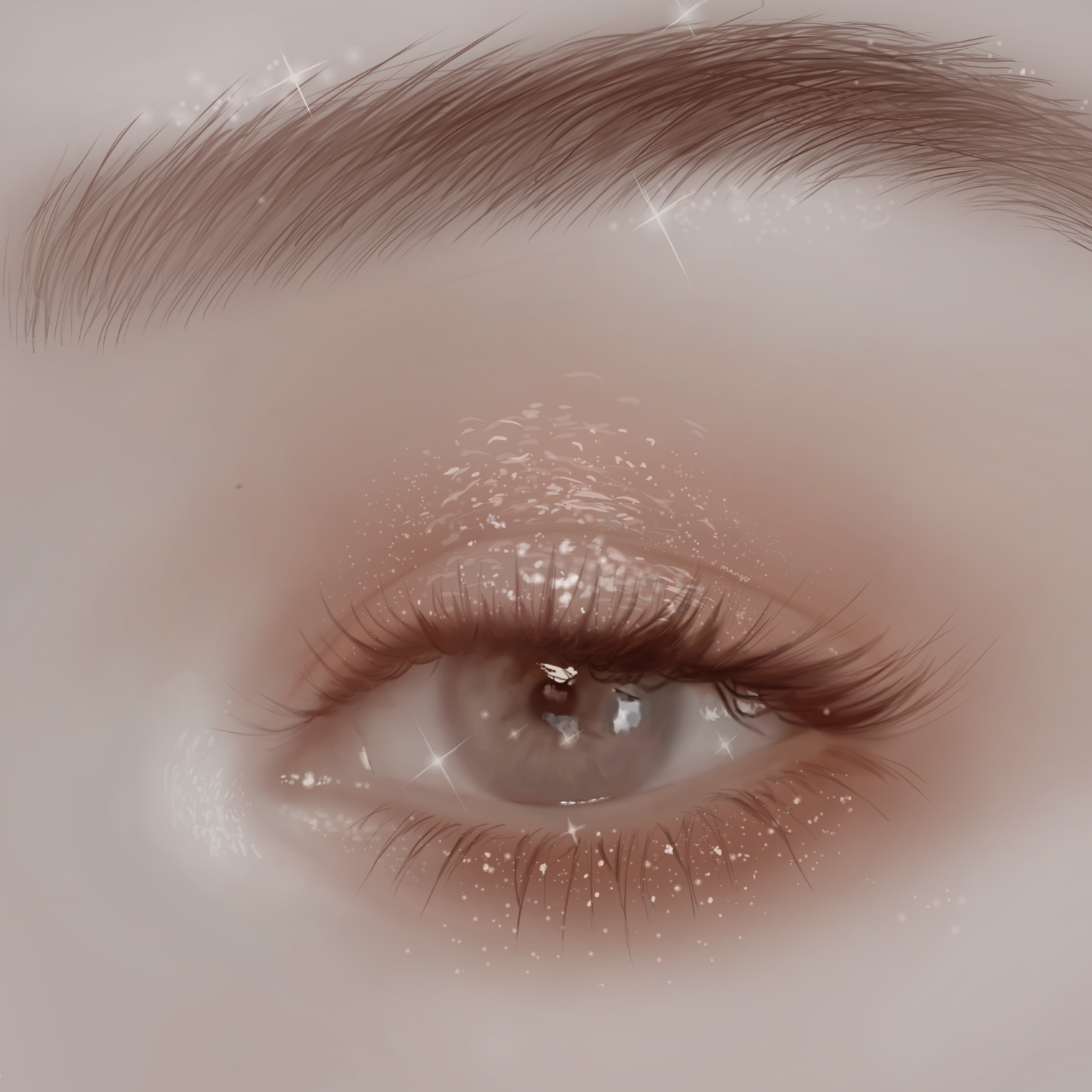 Dreamy eyes - ibisPaint