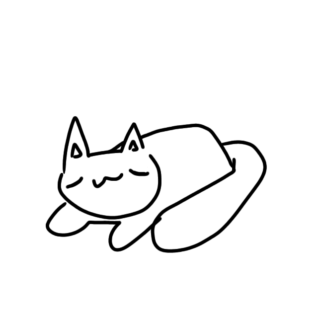 Cat pounce - ibisPaint