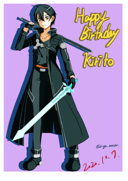 Happybirthday kirito - ibisPaint