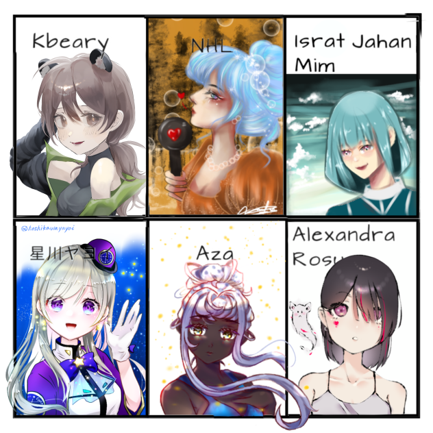 My Favourite Artists Collab! (Done) - ibisPaint