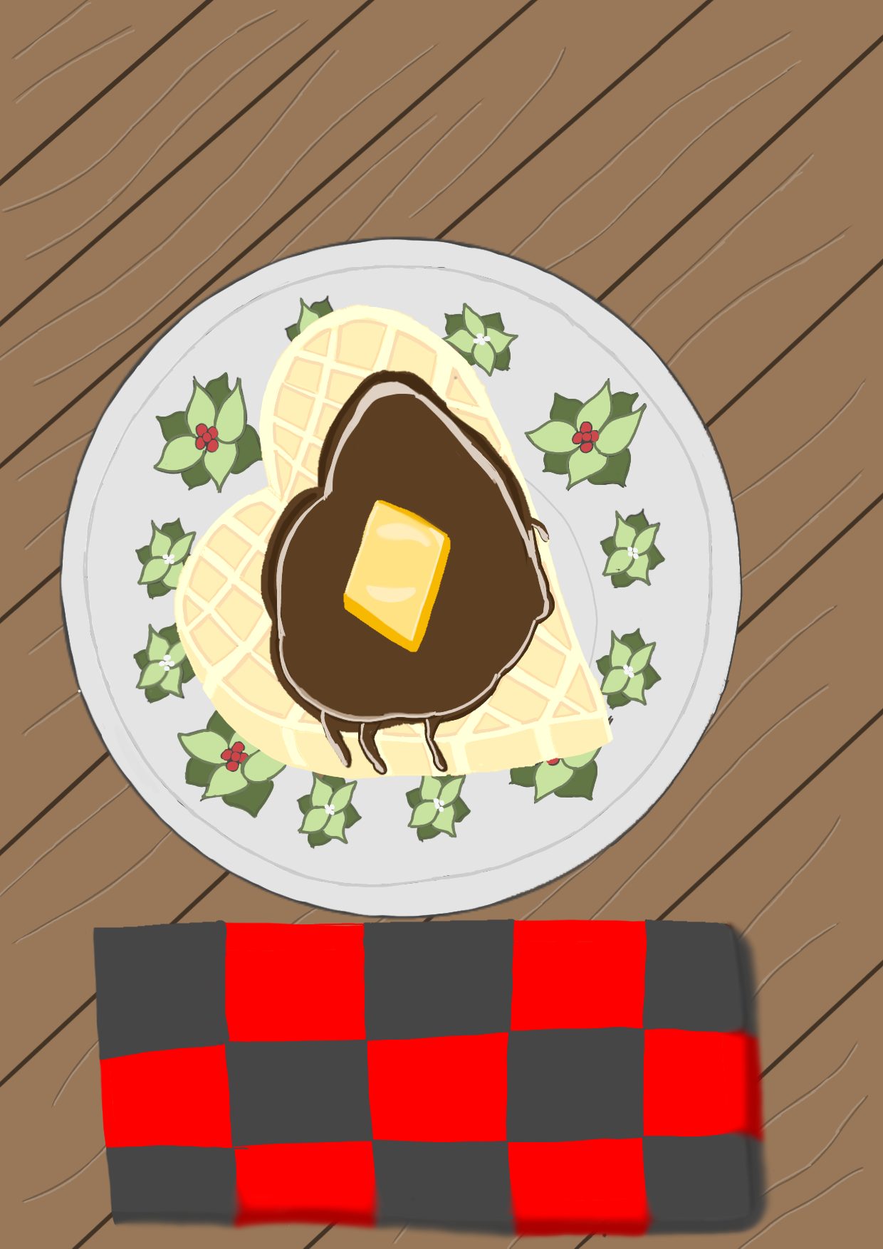 I love Waffles - ibisPaint