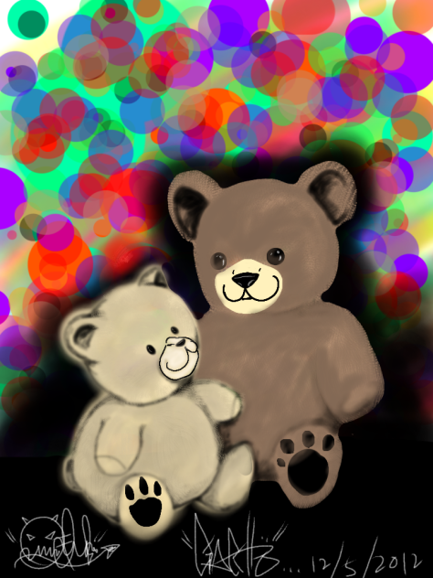 teddy bear - ibisPaint