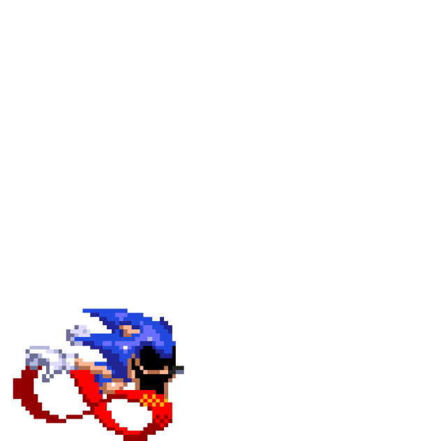 sonic.omt vs sans (sprite animation) - ibisPaint