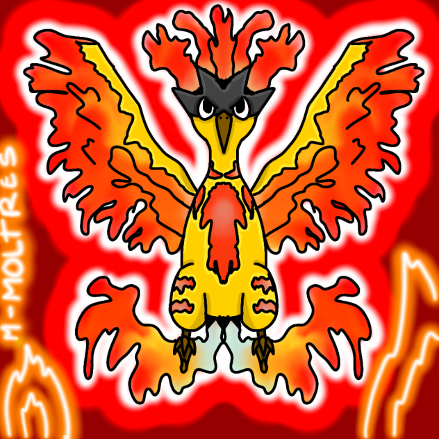 Mega-Moltres - ibisPaint