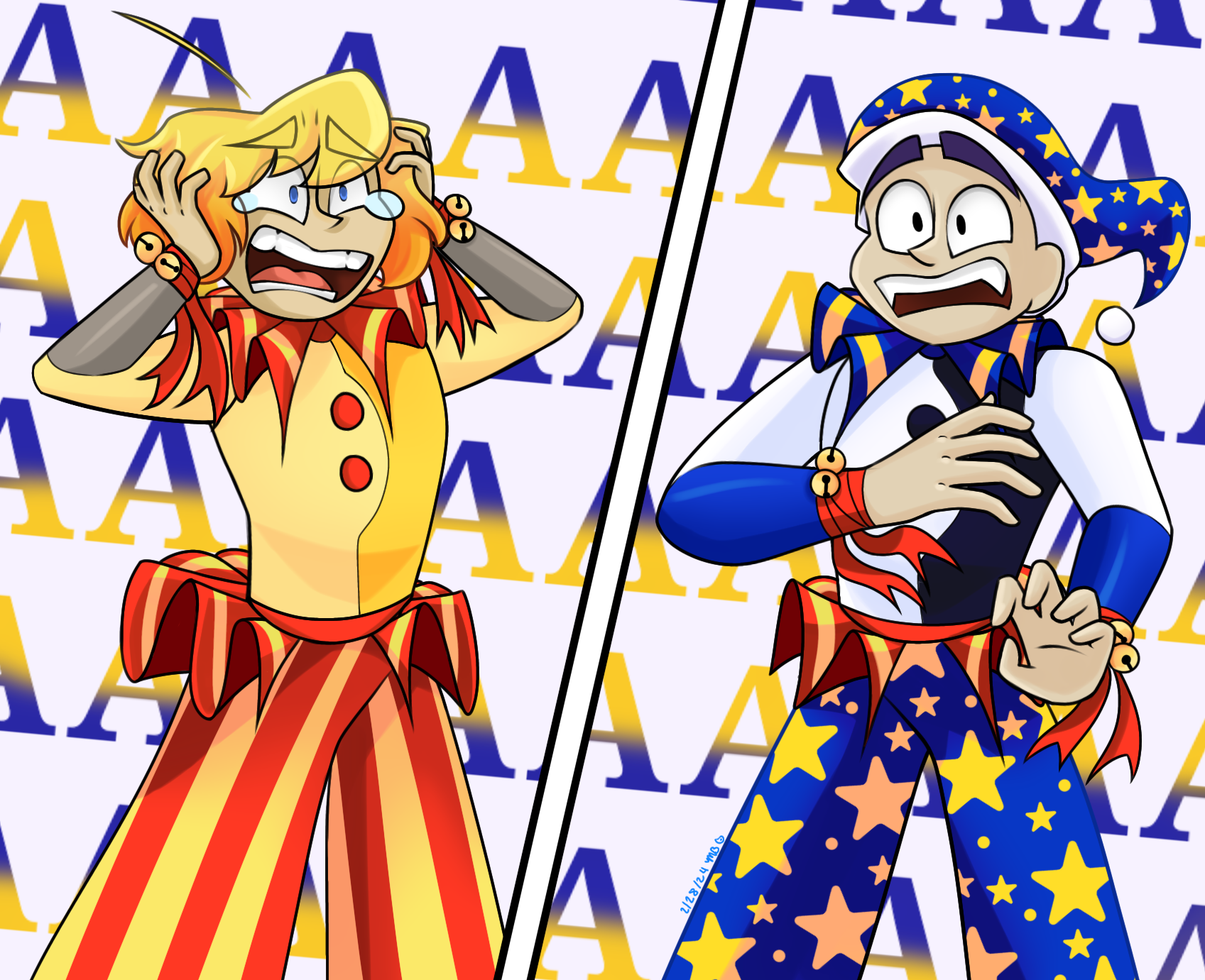 Sun and Moon Turn Into Humans - ibisPaint