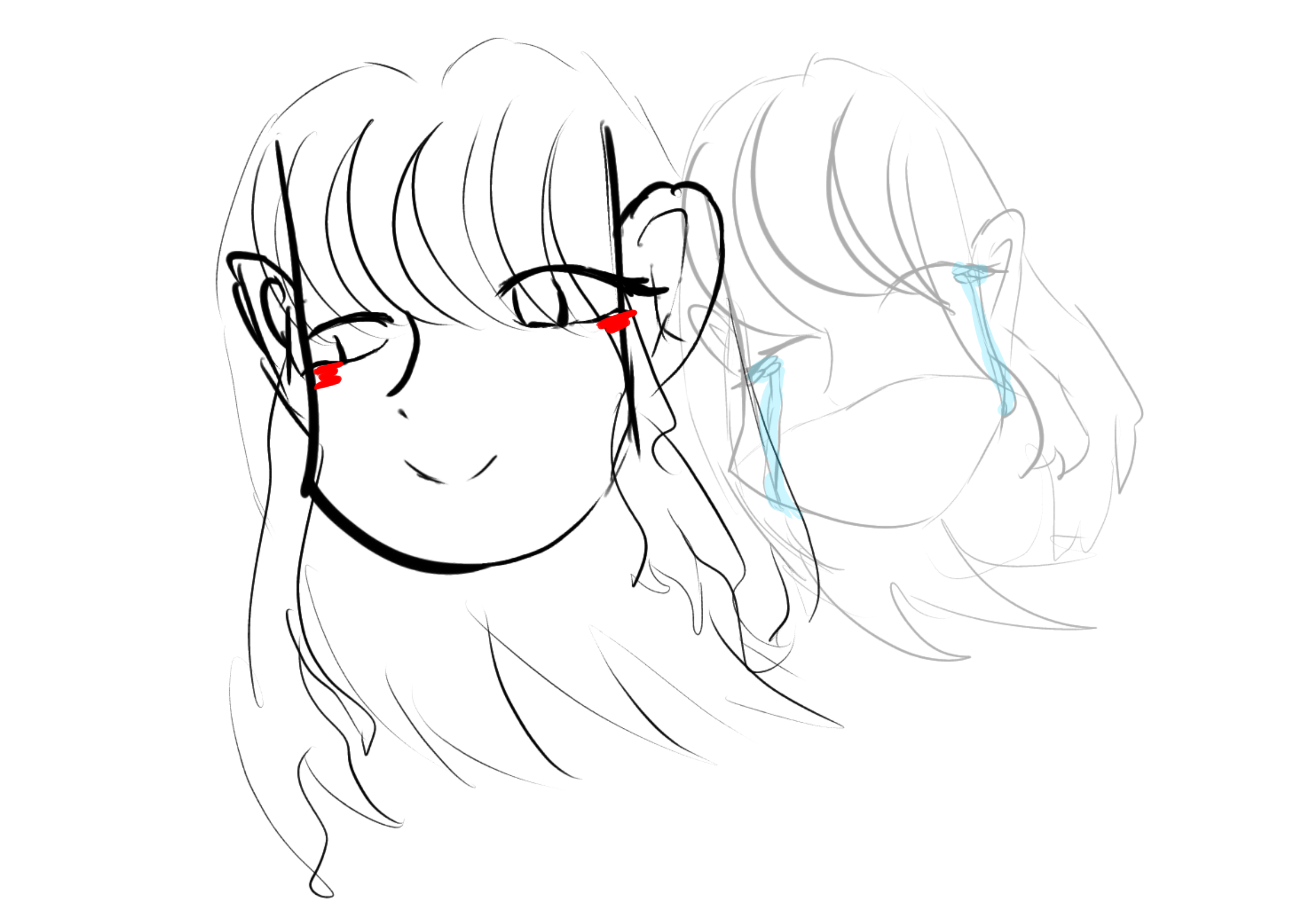 Fake smile - ibisPaint