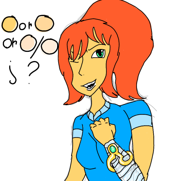 Unknown RedHead superhero - ibisPaint