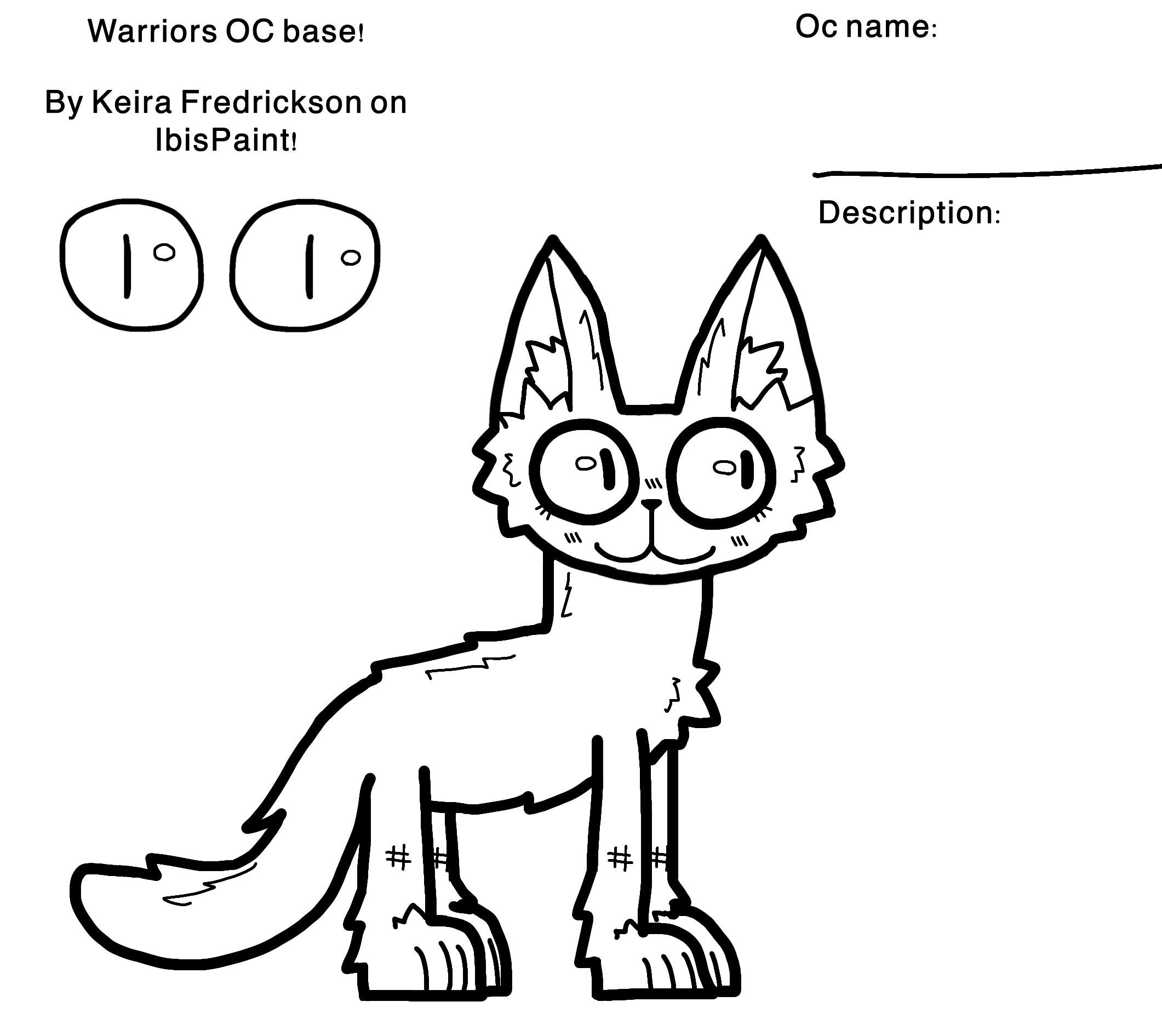 🍃🐾Warriors OC base! 🐾🍃 - ibisPaint