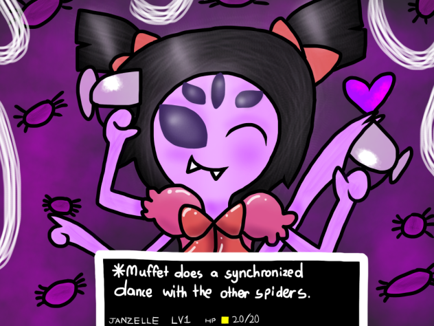 Speedpaint Muffet Undertale - ibisPaint