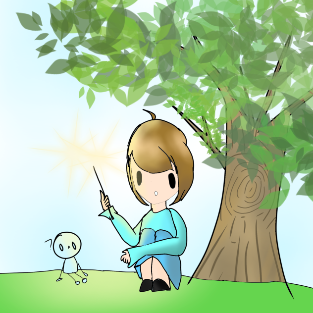 under the tree's (walulu) - ibisPaint