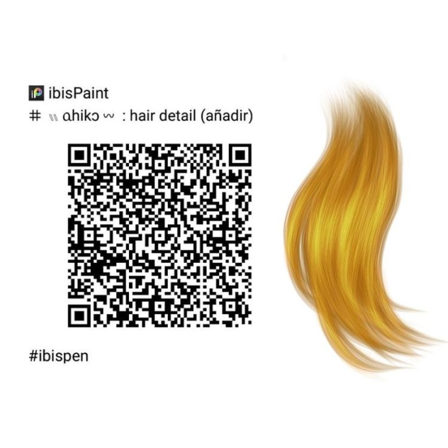 hair qr code - ibisPaint