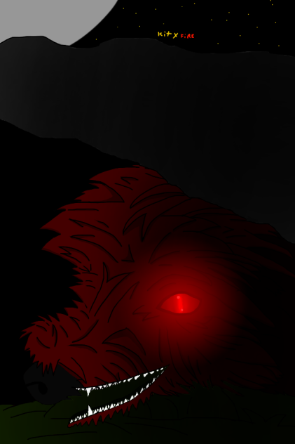 demon wolf speedpaint - ibisPaint