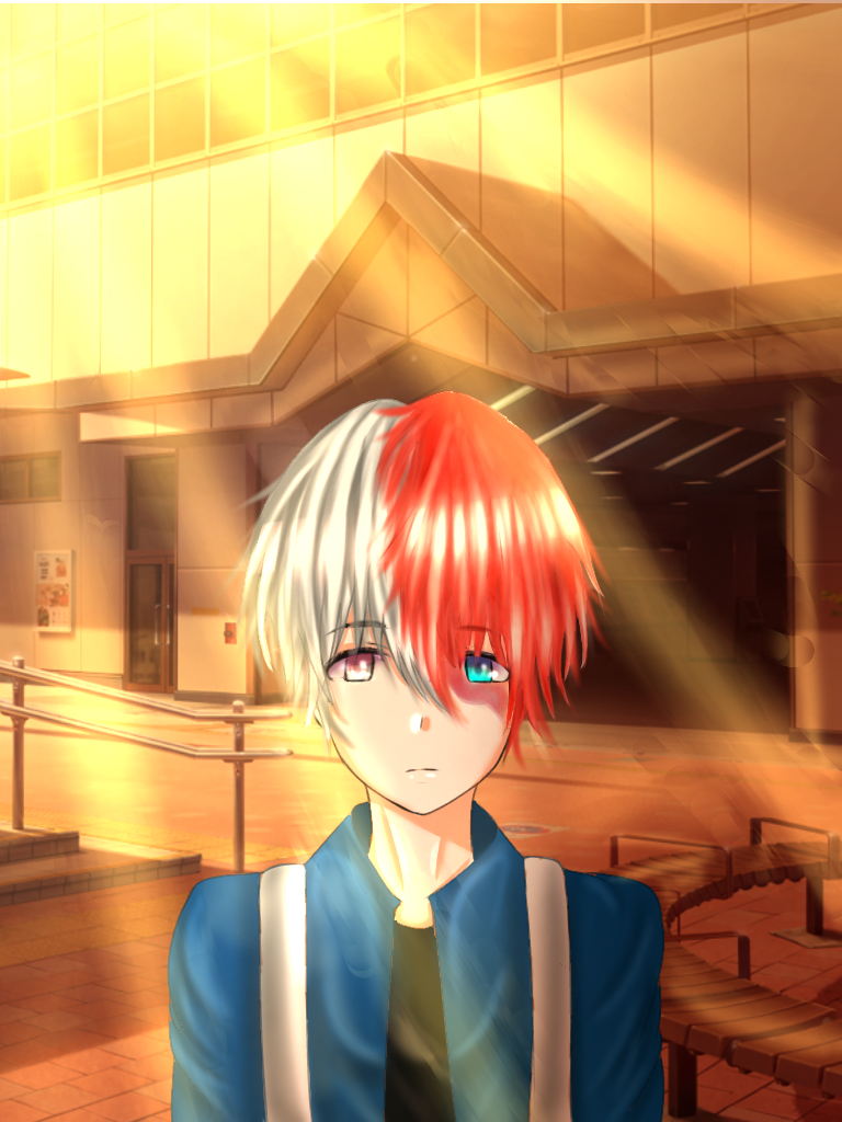 fan art todoroki - ibisPaint