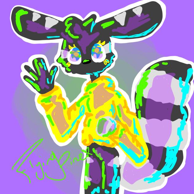 My OC in one of my many styles - ibisPaint