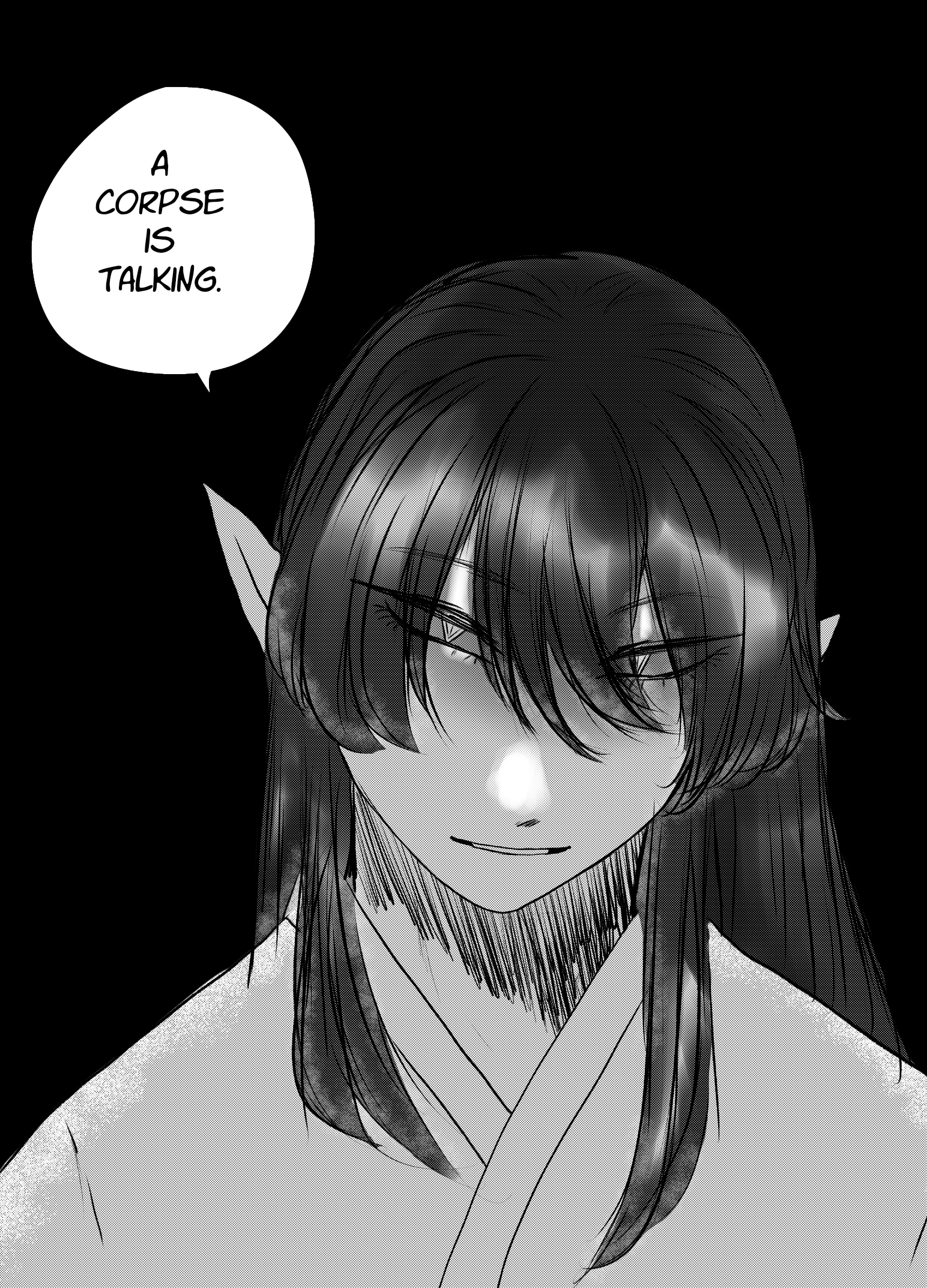 A corpse is talking - ibisPaint