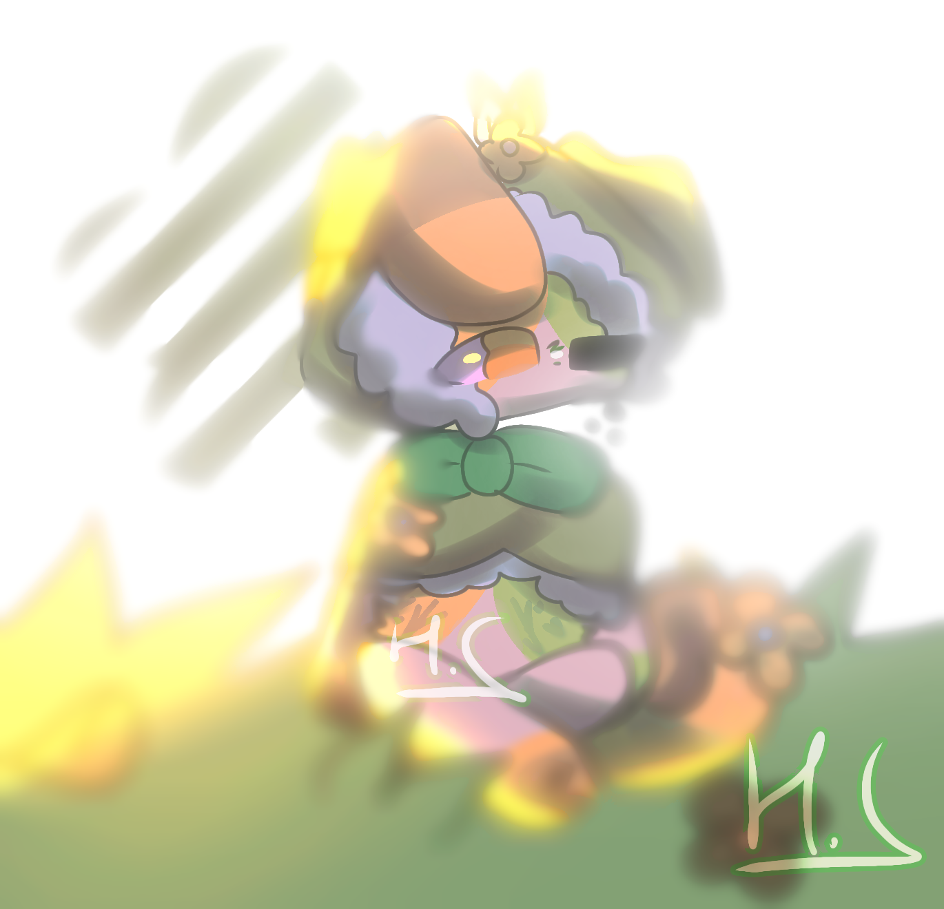 dta for tanrenpaw on yt 🍃 💚 - ibisPaint