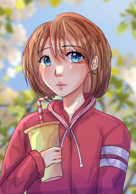 (Colored by @Rosaline) Pleasant days. - ibisPaint