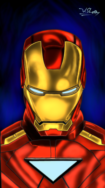 IRON MAN Digital Art - ibisPaint