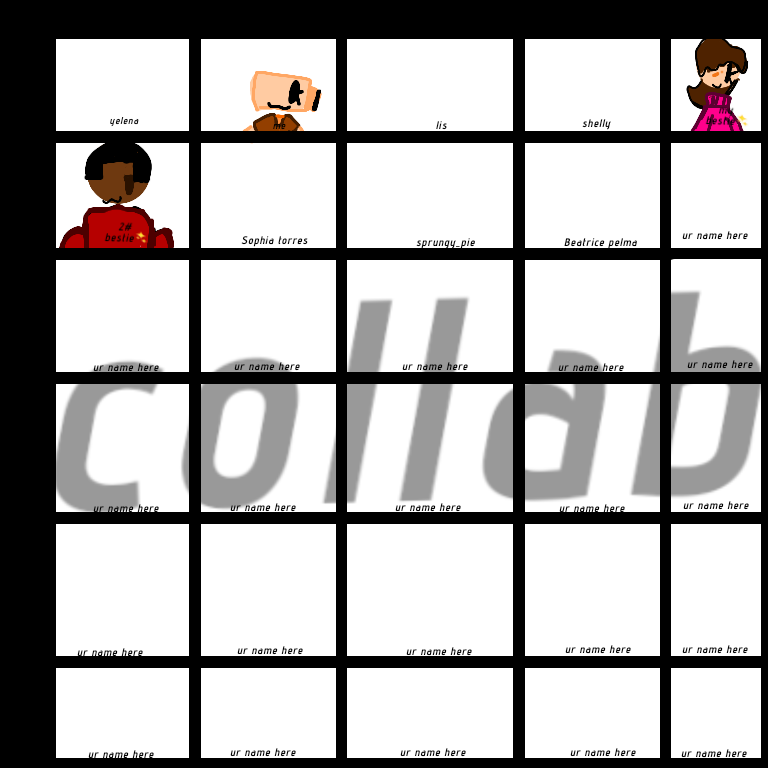 friends and me with other peeps - ibisPaint