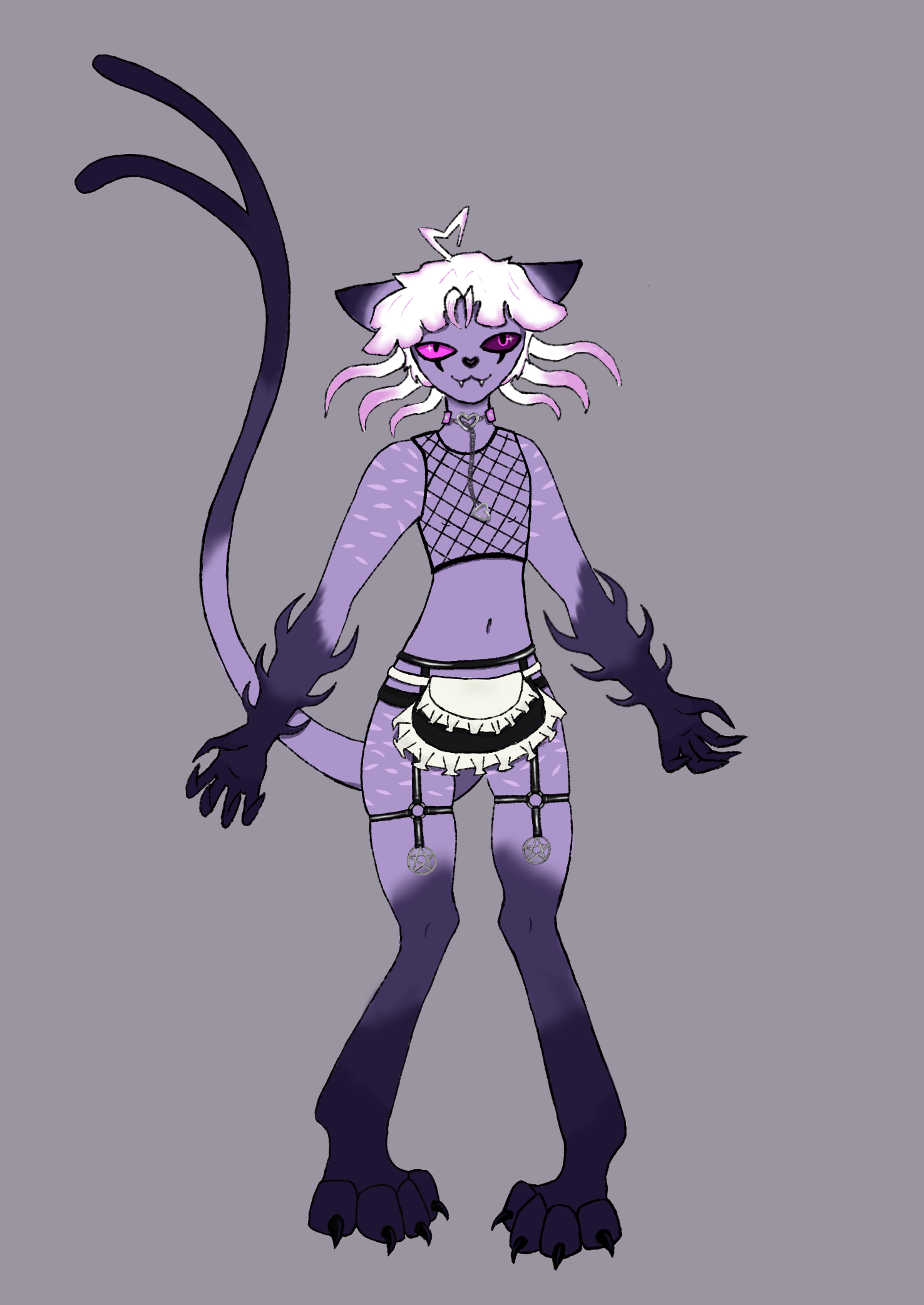 Keneko Nohige - demon slaanesh,dnd - ibisPaint