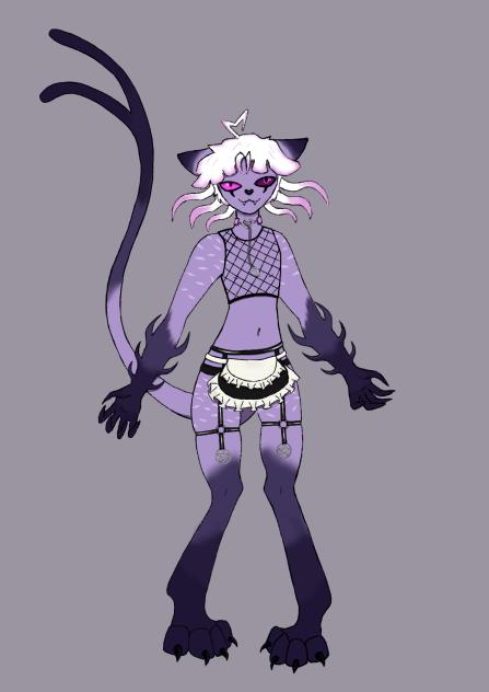 Keneko Nohige - demon slaanesh,dnd - ibisPaint