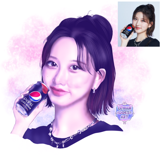 IVE Gaeul (가을) Pepsi - ibisPaint