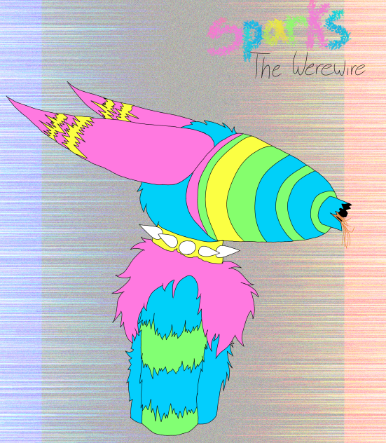 Sparks The Werewire - ibisPaint