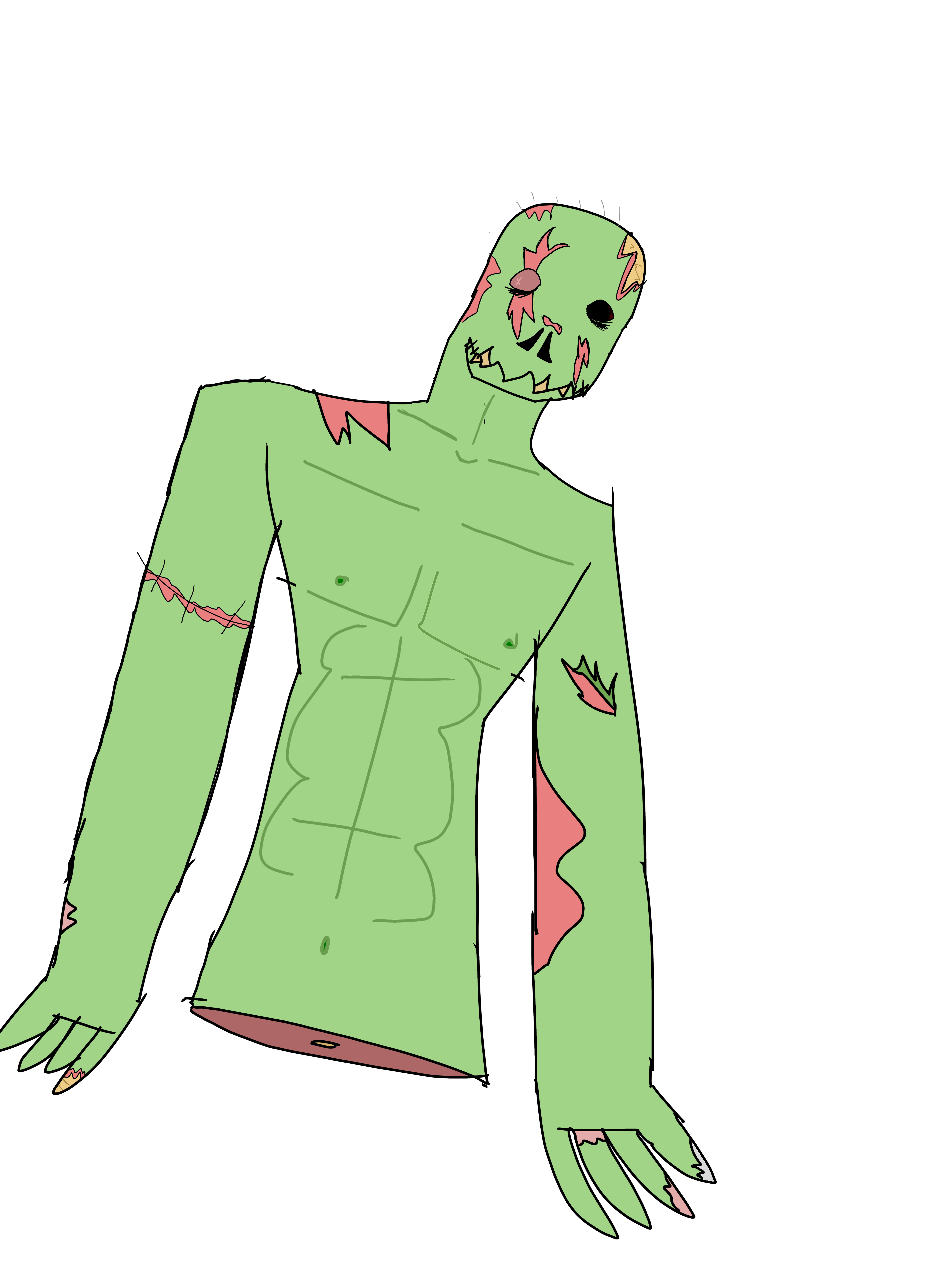 Legless zombie - ibisPaint