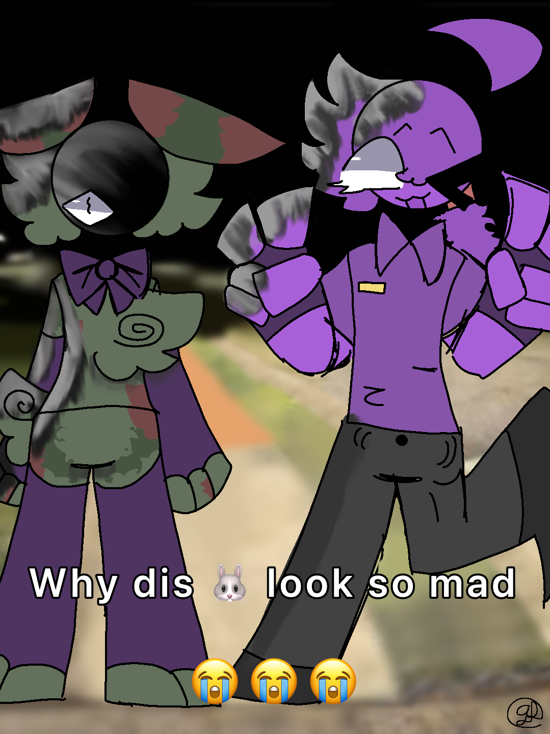 Why dis 🐰 look so mad - ibisPaint