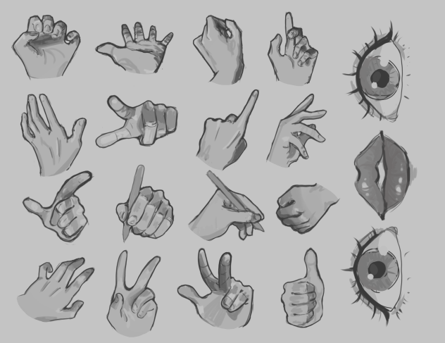 Hand study - ibisPaint