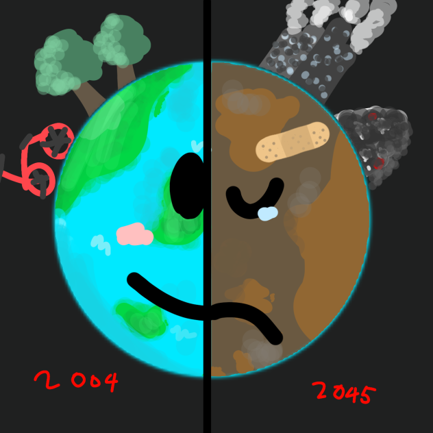 Dear 2045🌍🌎🌏 - ibisPaint