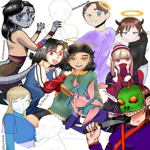 Draw the squad collab - ibisPaint