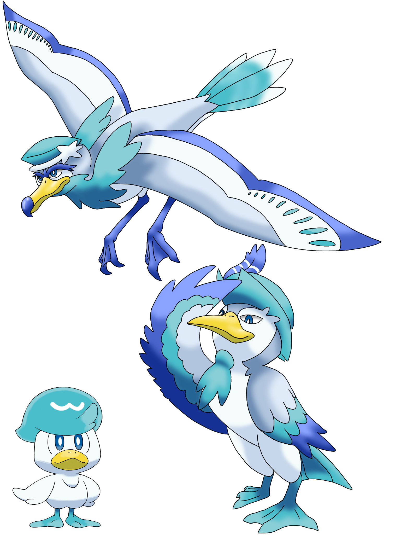 Quaxly Evolutions - ibisPaint