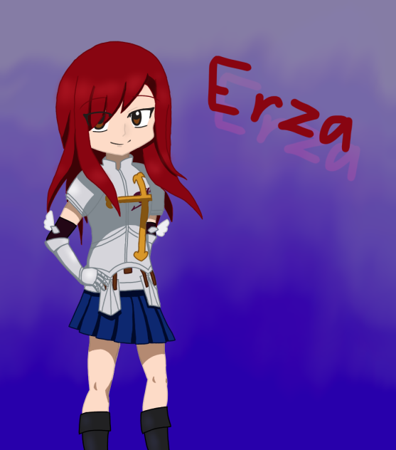 (Speedpaint) Erza Scarlet - ibisPaint