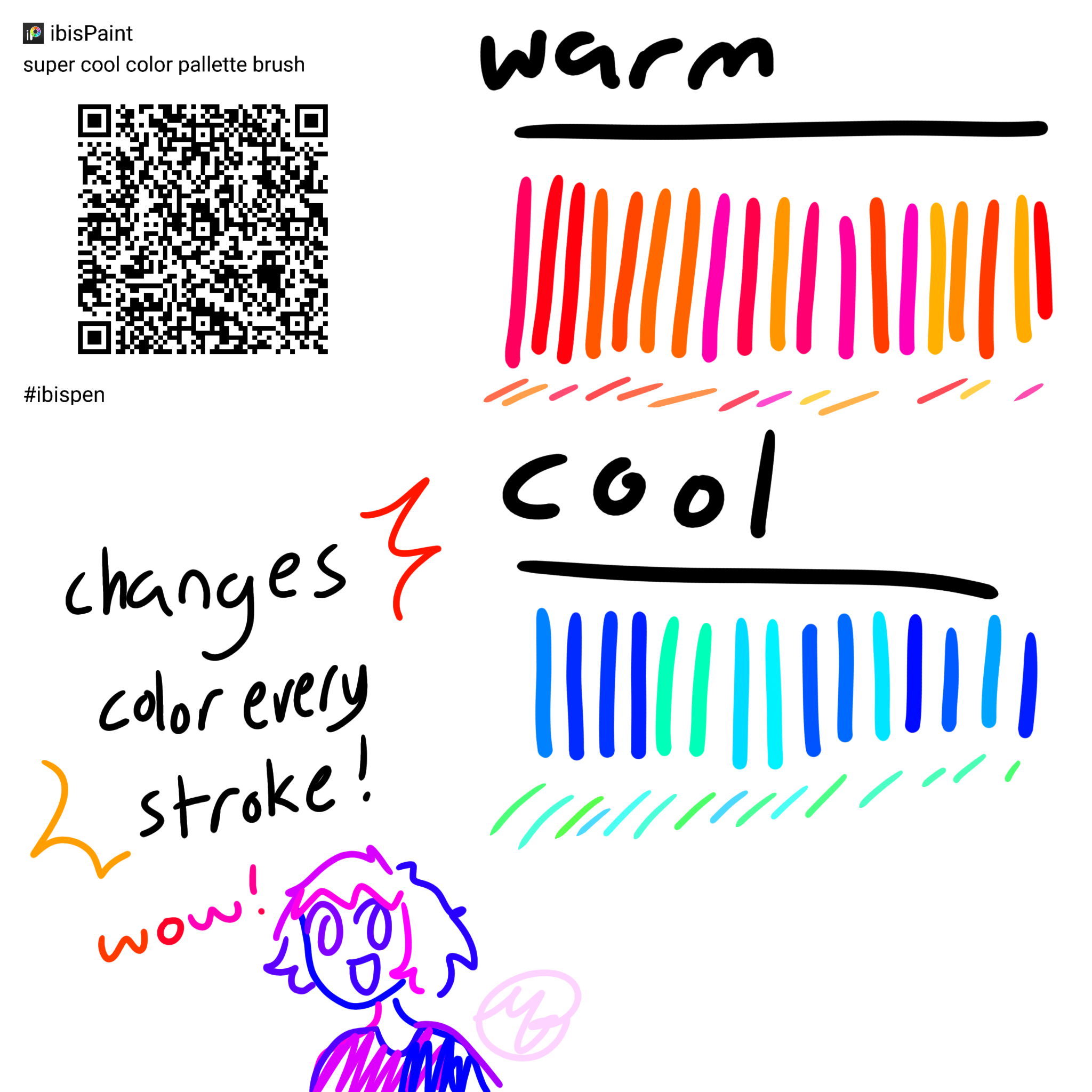 super cool color pallette generator brus - ibisPaint