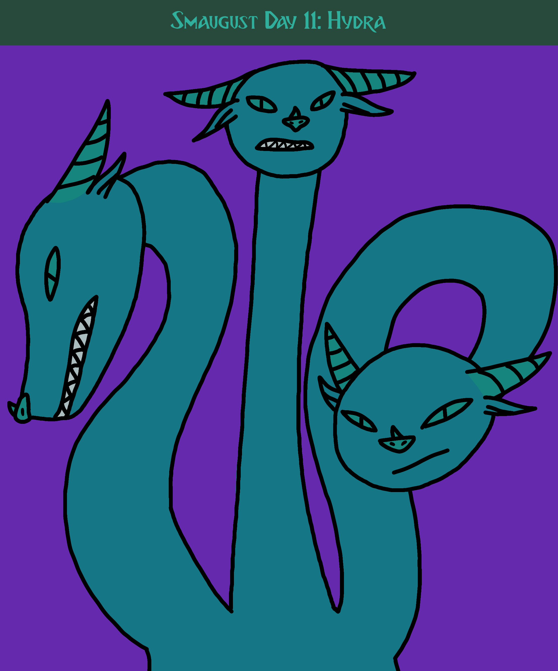 Smaugust Day 11 - Hydra - ibisPaint