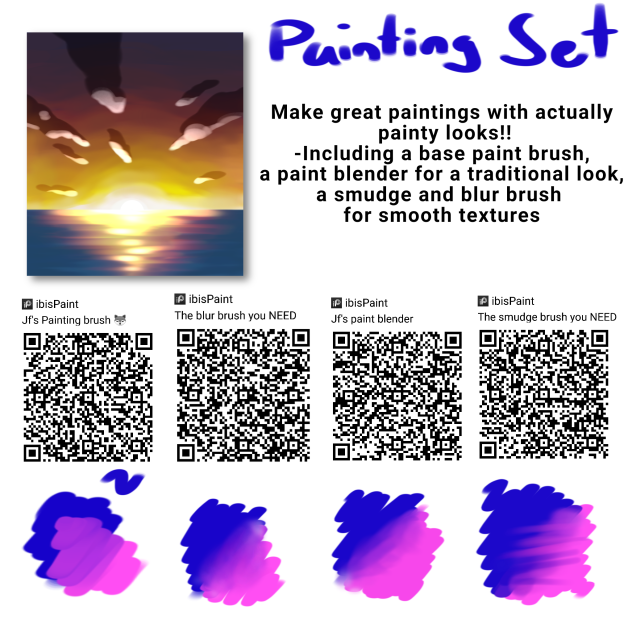 Paint brush and blender brush set! - ibisPaint