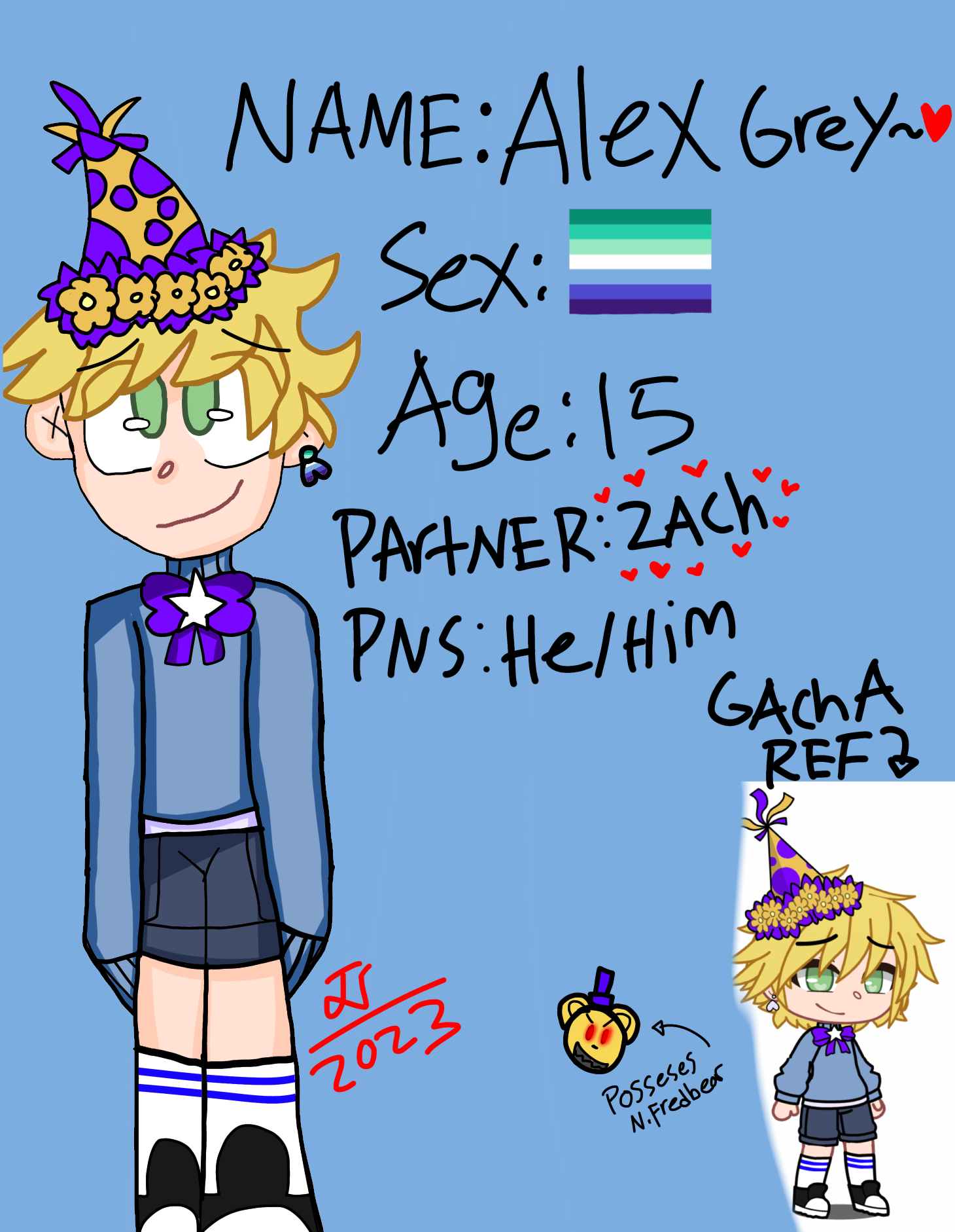 Alex! [FNAF AU OC] - ibisPaint