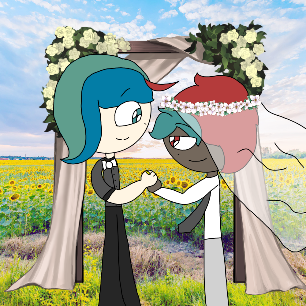 A x L (Aryelin x Lax) Alphabet lore - ibisPaint