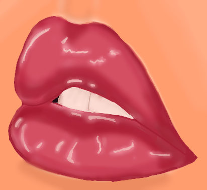 my first lips 🍓 - ibisPaint