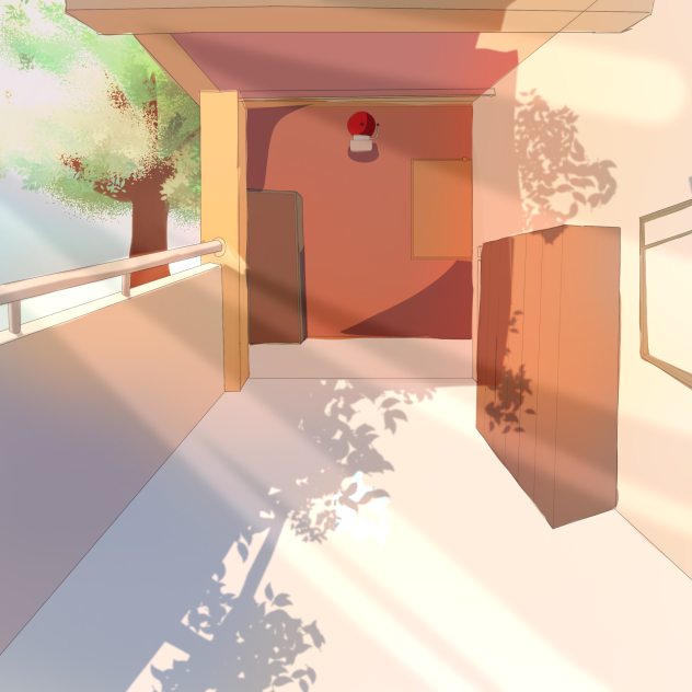 School Hallway - ibisPaint