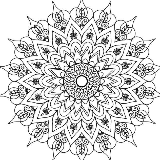 Mandala 3 - ibisPaint